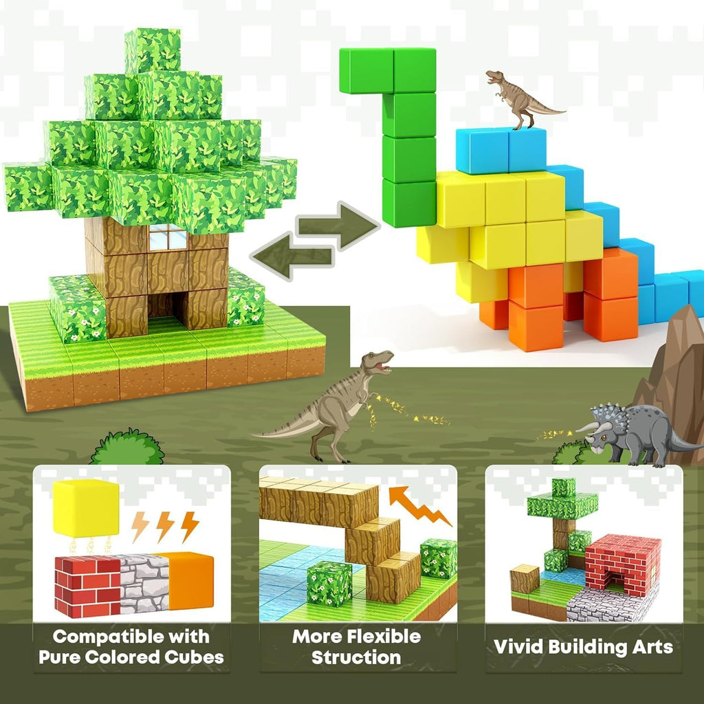Mine Magworld® Construction Building Blocks Toy for Kids Learning Acti ...