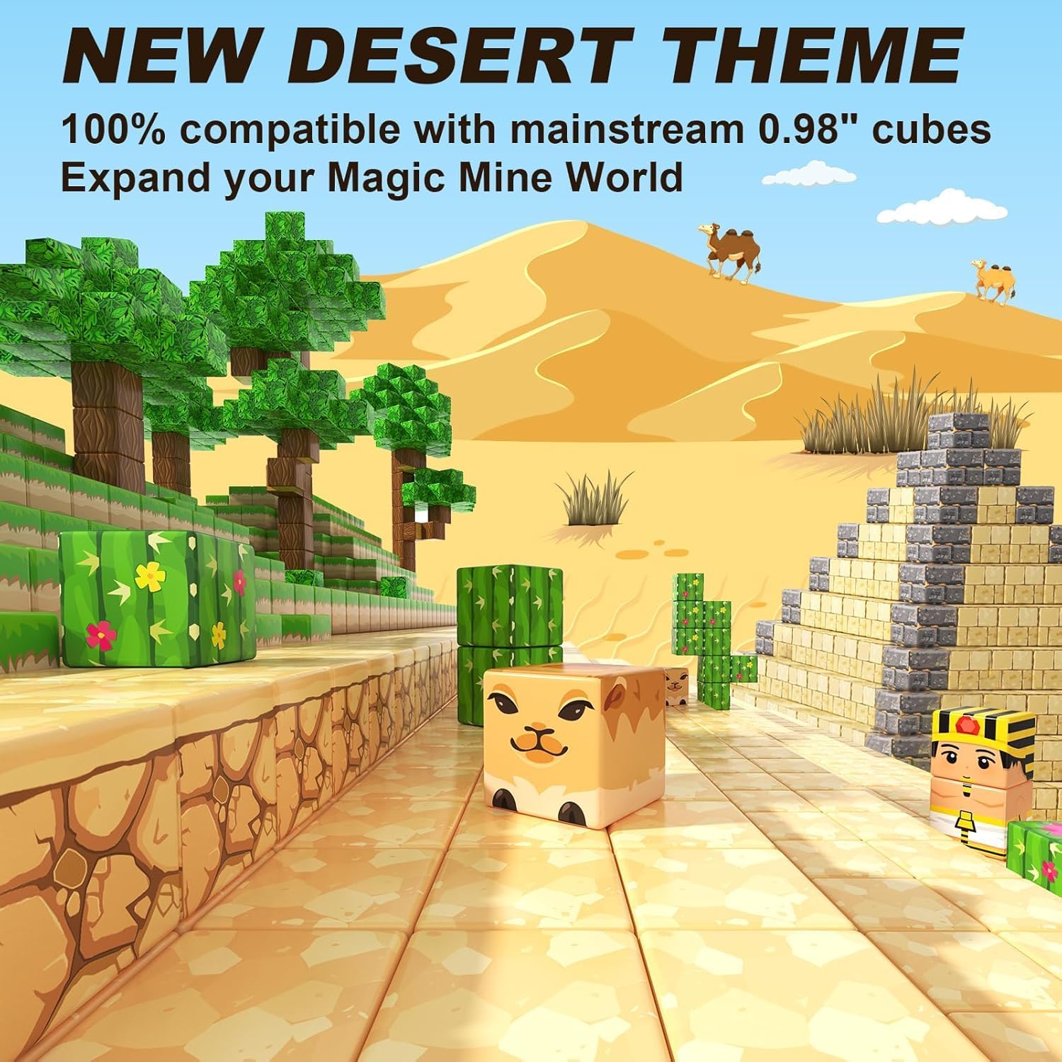 Mag-world® Stacking and Building Blocks for Kids - Desert Construction – Soyeeglobal